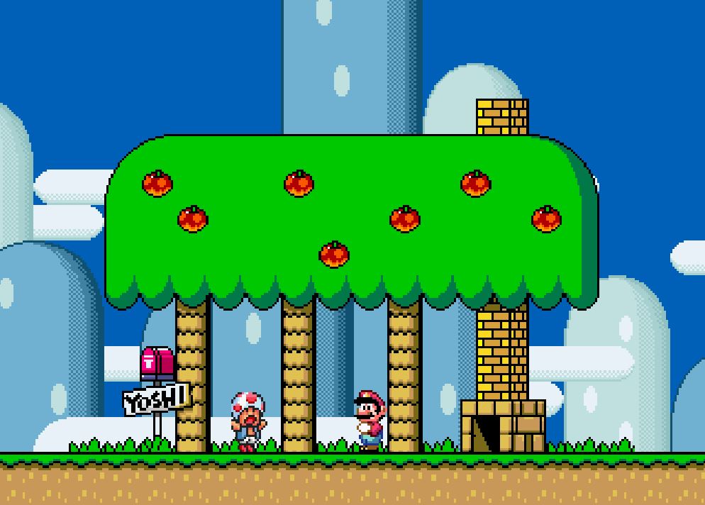 Super Mario World, Juego gratis de Monoliths Mario World Flash