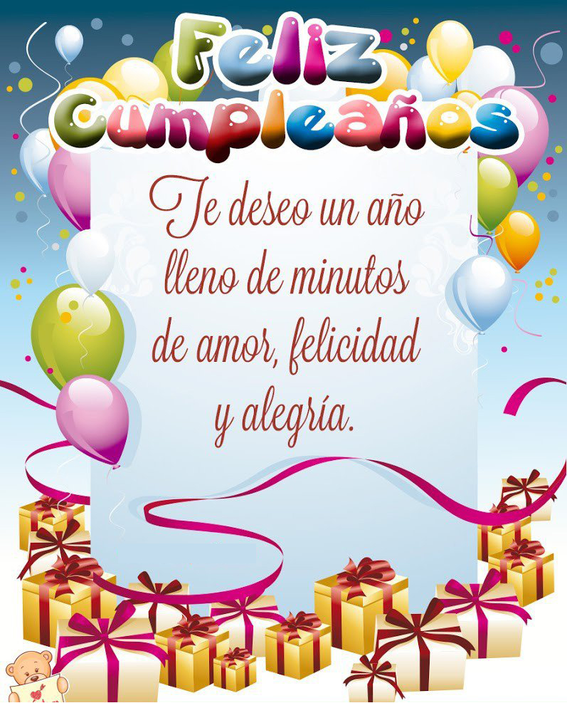 Frases de Cumpleaños en imágenes bonitas listas para dedicar