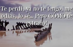 47 Imágenes con frases de Te Extraño y Te Echo de Menos
