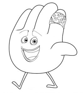 Dibujos de Los Emoji, La Película para Colorear e Imprimir Gratis