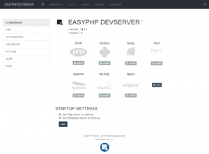 Descargar EasyPHP DevServer Portable Gratis, Entorno de desarrollo