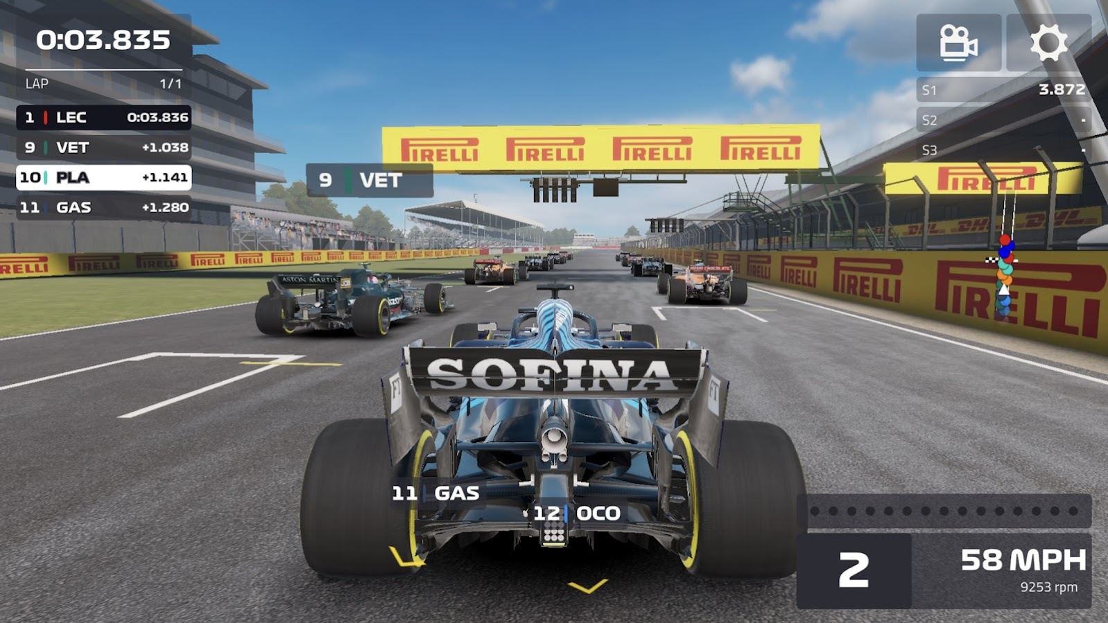 Descargar F1 Mobile Racing, juego oficial de Formula 1 para móviles gratis