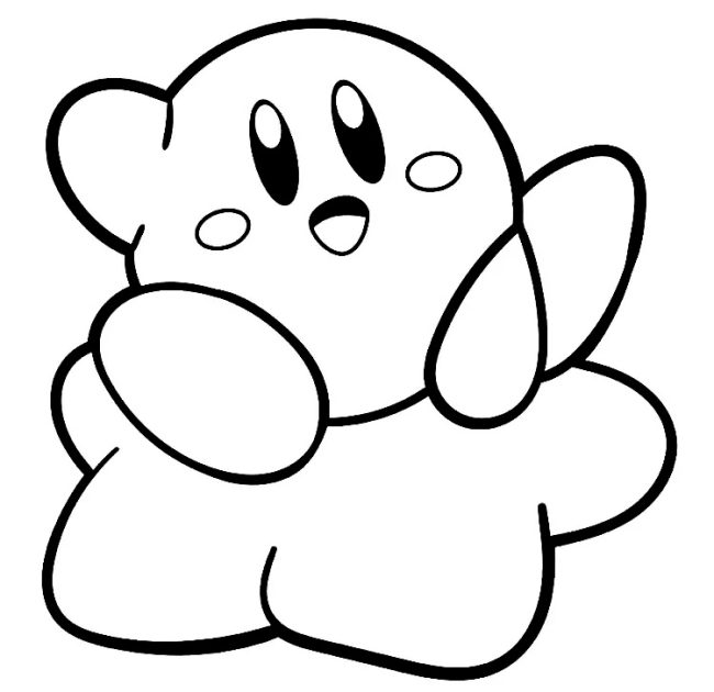 Dibujos Kirby Para Colorear E Imprimir