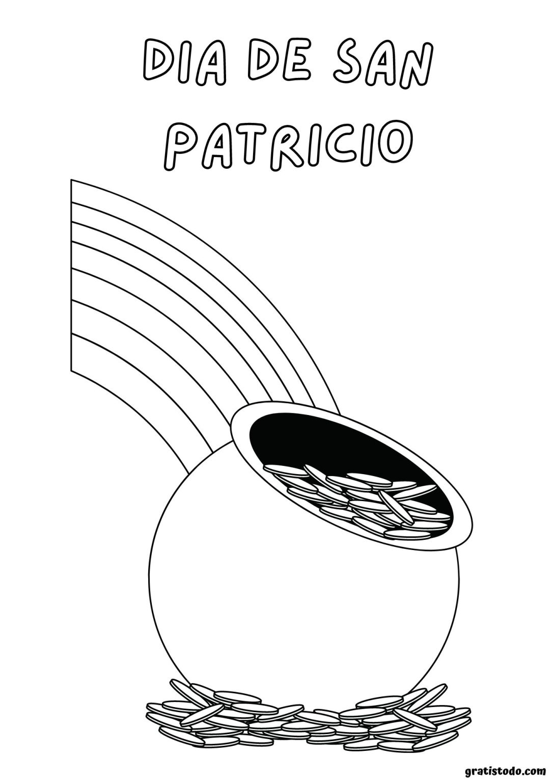 Dibujos del Día de San Patricio para colorear e imprimir gratis
